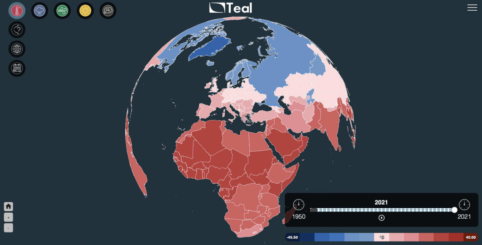 Teal Tool: New Affiliated Resource Makes Climate Change Data Easily Available to Everyone ...